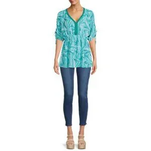 The Pioneer Woman | Tops | The Pioneer Woman V Neck Blouse With Dolman ...